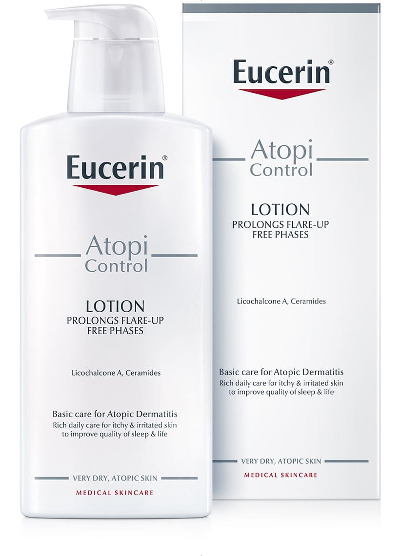 Eucerin Atopicontrol Успокояващ лосион за тяло Суха и раздразнена кожа